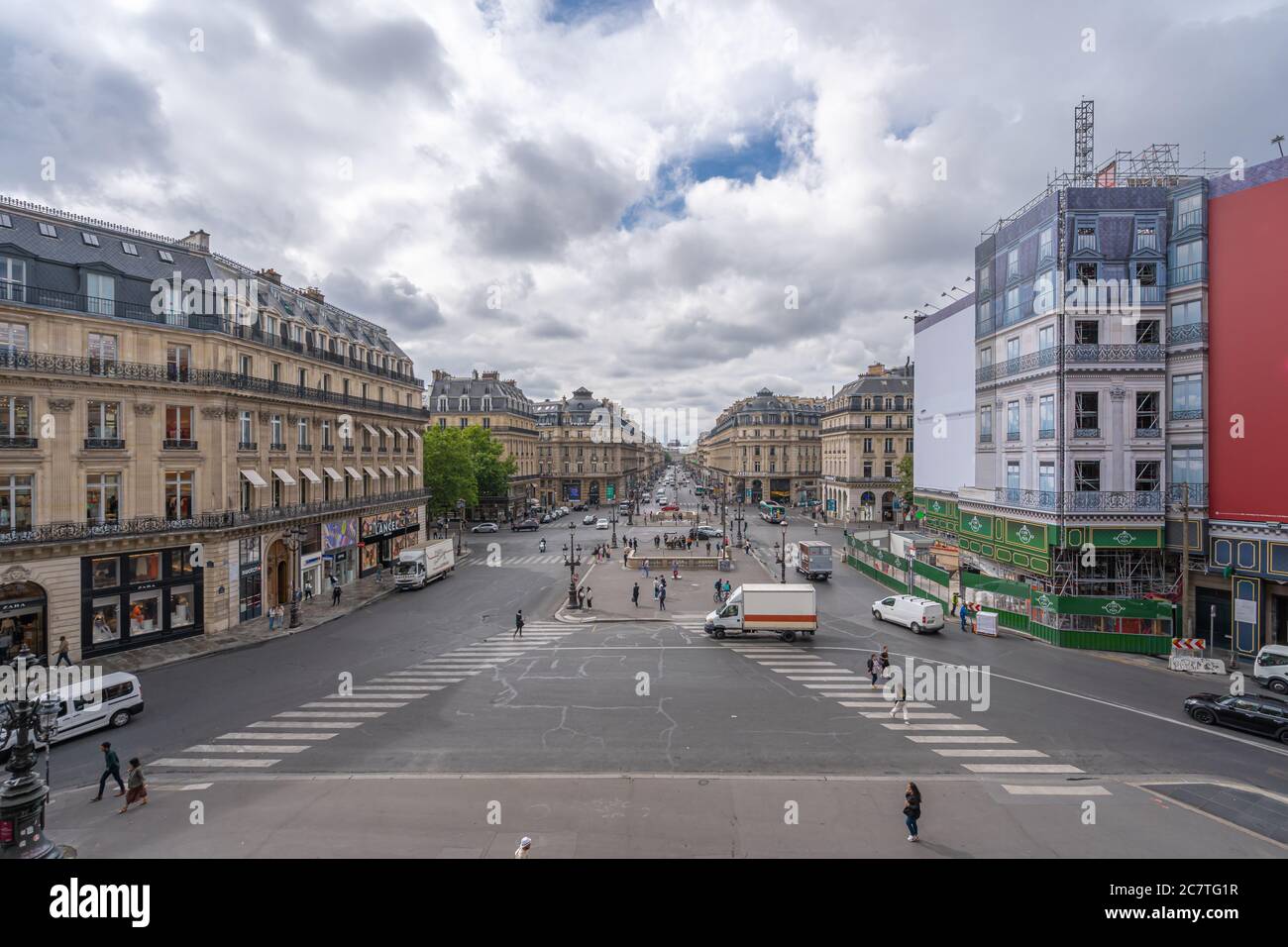 Paris, France - 06 19 2020: View outside Paris Opera Garnier Stock ...