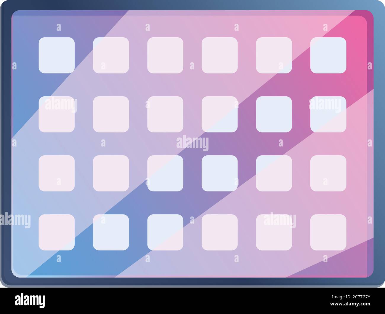 Last model tablet icon. Cartoon of last model tablet vector icon for ...