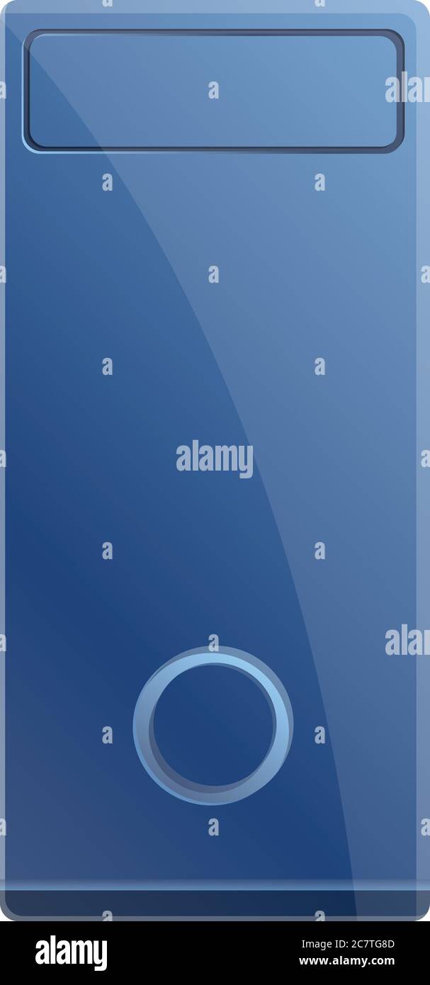 Pc box icon. Cartoon of pc box vector icon for web design isolated on ...