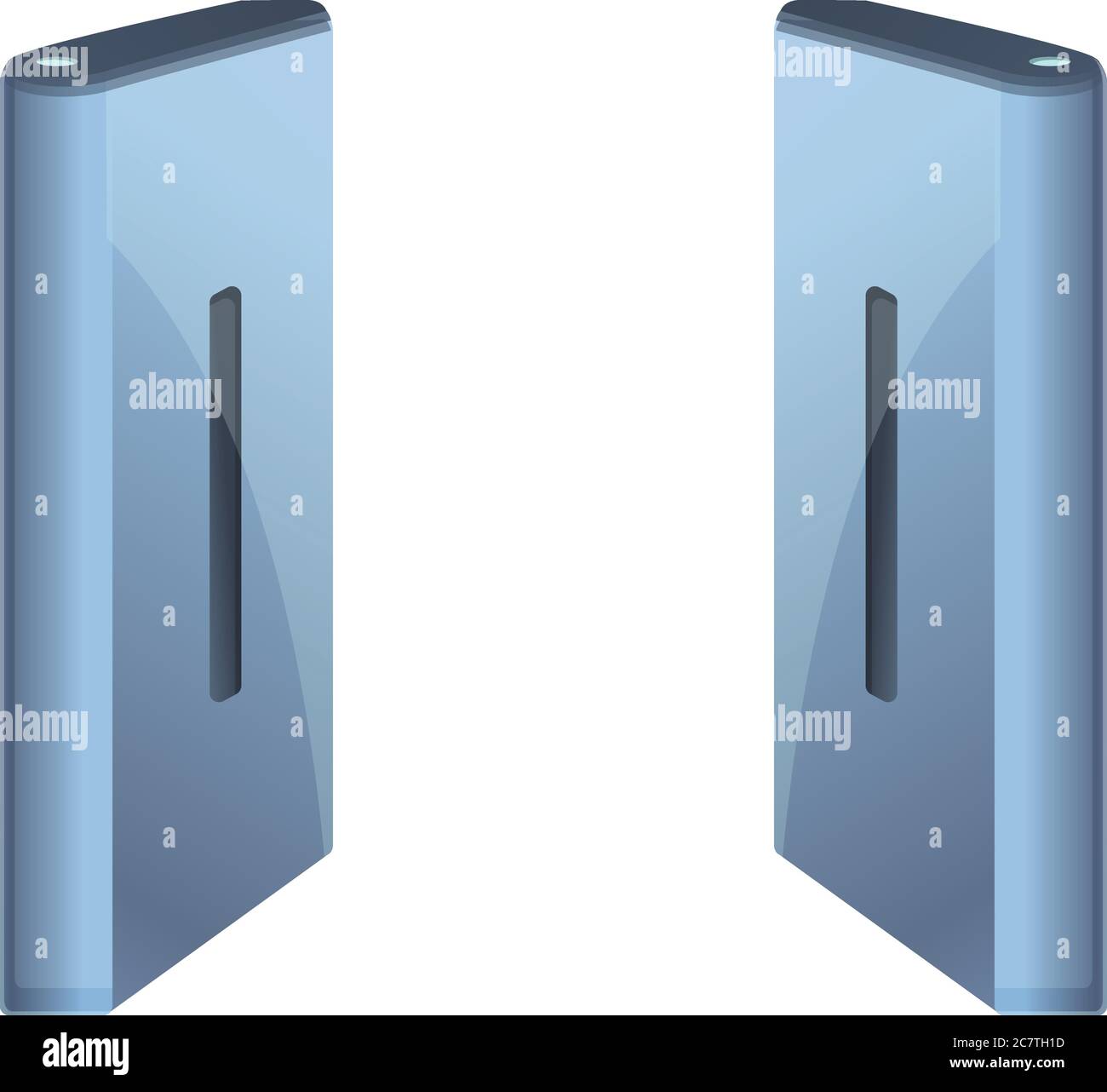 Ticket turnstile icon. Cartoon of ticket turnstile vector icon for web ...