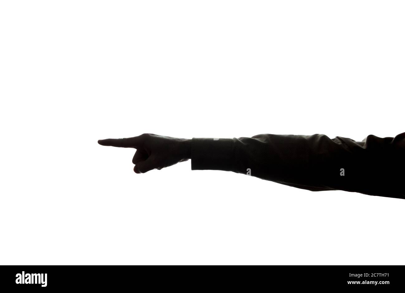 Pointing Finger Silhouette