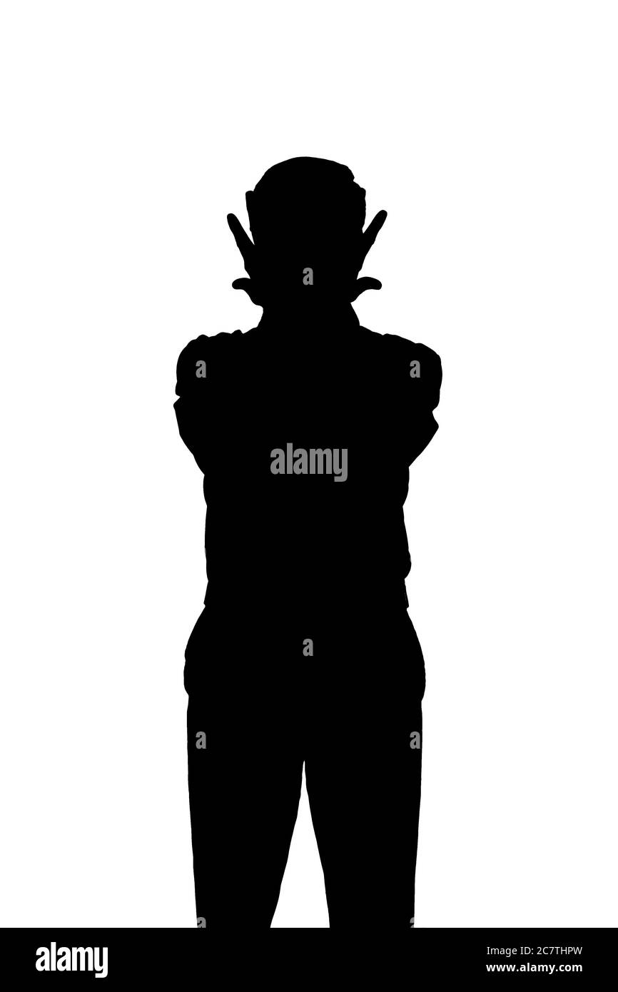 Silhouette of man hi-res stock photography and images - Alamy