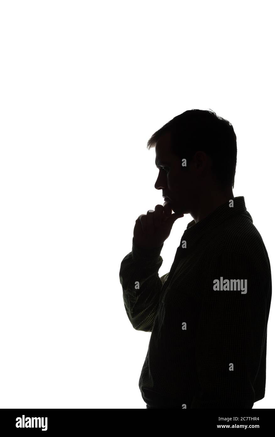 White person black ears side profile hi-res stock photography and ...