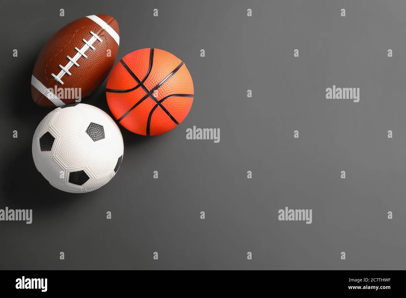 Set various game balls hi-res stock photography and images - Alamy