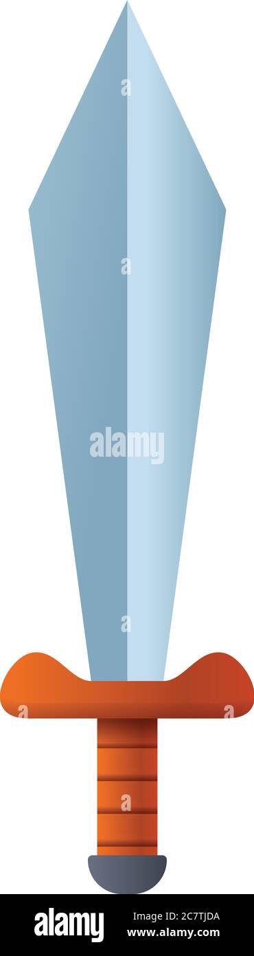 Blacksmith sword icon. Cartoon of blacksmith sword vector icon for web ...