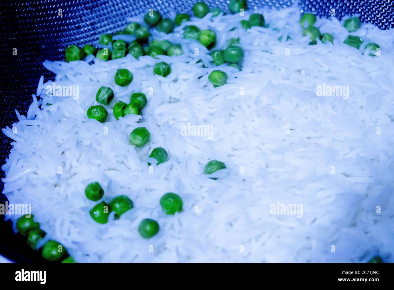 Indian Pulav or vegetables rice, Rise with fresh Peas rise, Ingredients ...