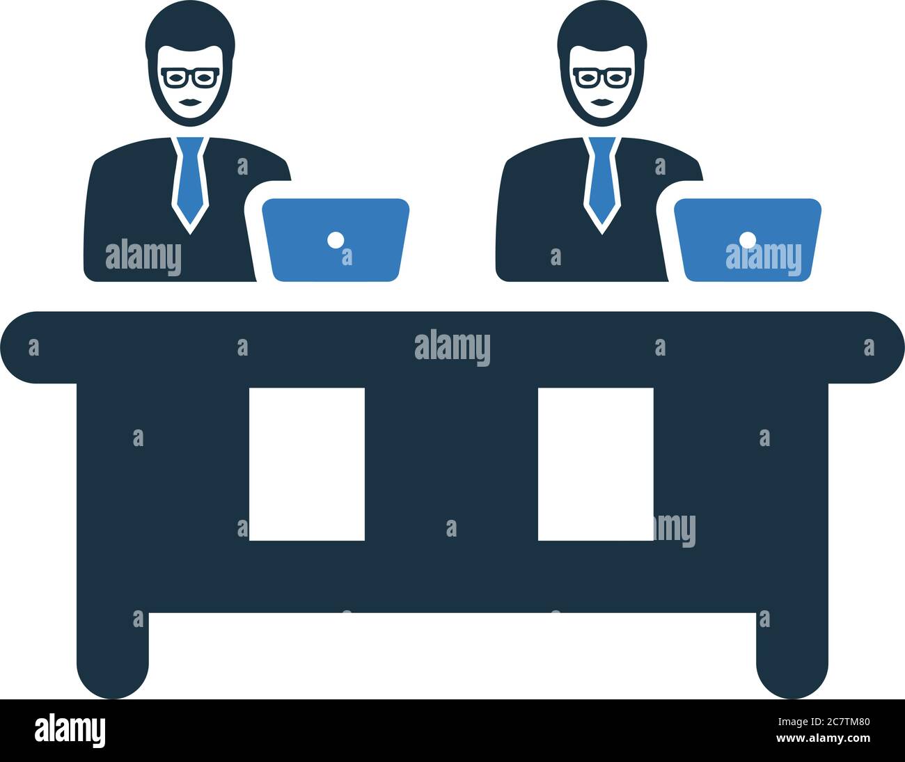 Working at office icon. Beautiful design and fully editable vector for ...