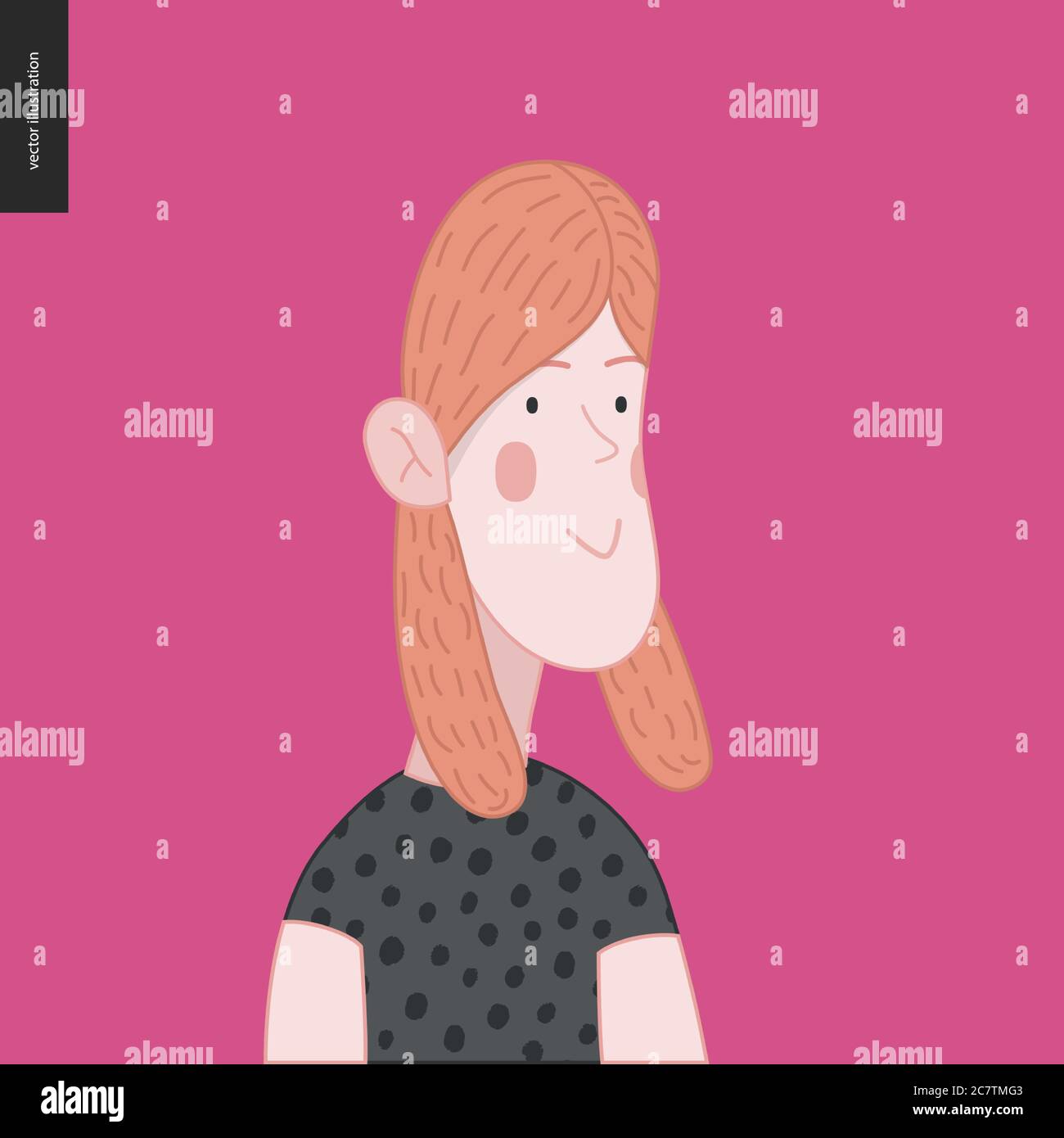 Head and shoulders portrait portraits Stock Vector Images - Alamy