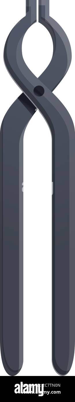 Blacksmith pliers icon. Cartoon of blacksmith pliers vector icon for ...