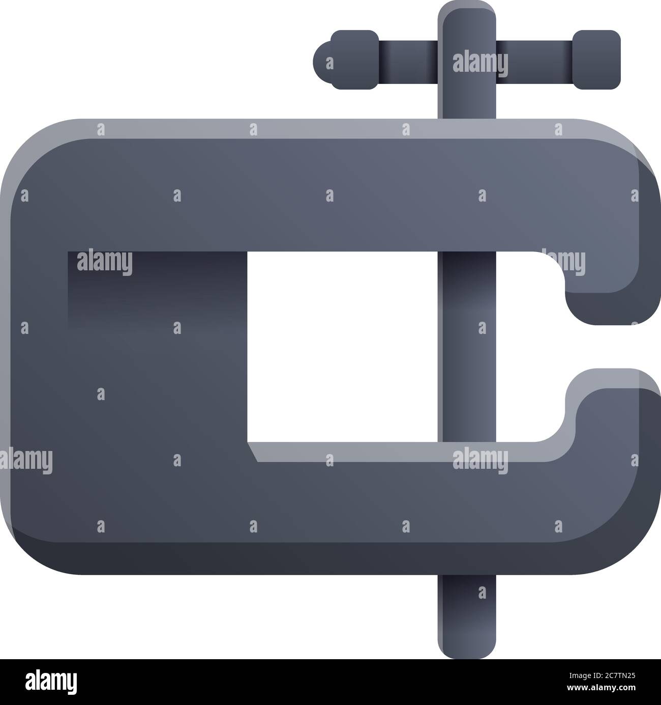 Blacksmith clamp icon. Cartoon of blacksmith clamp vector icon for web ...
