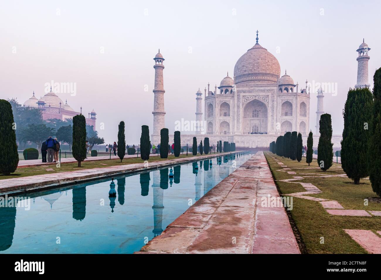 Beautiful view of Taj Mahal in Agra, India Stock Photo - Alamy