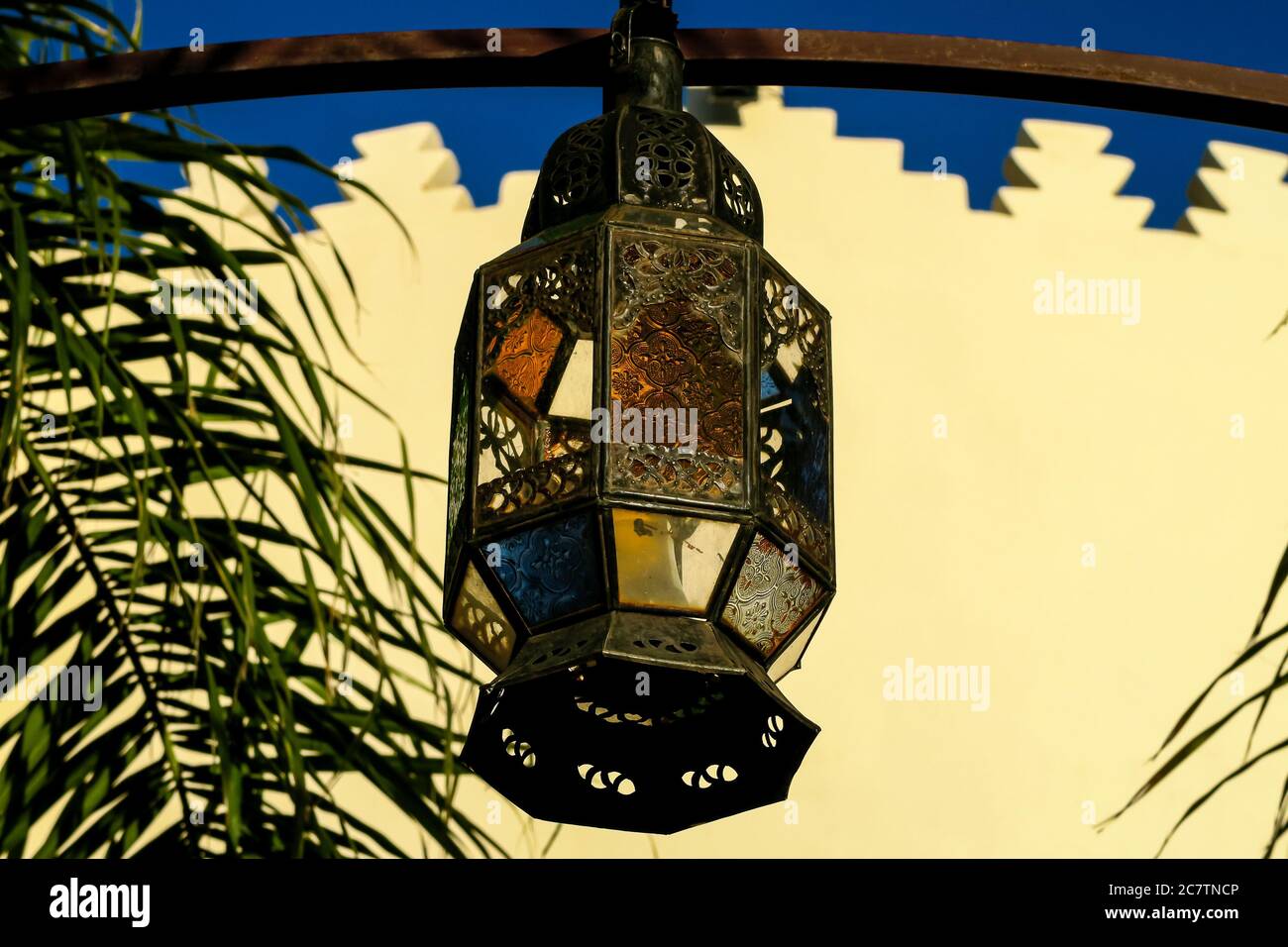 old lamp on wall, beautiful photo digital picture Stock Photo - Alamy