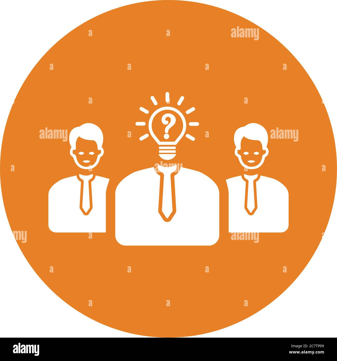 Business thinking, teamwork icon. Beautiful, meticulously designed icon ...