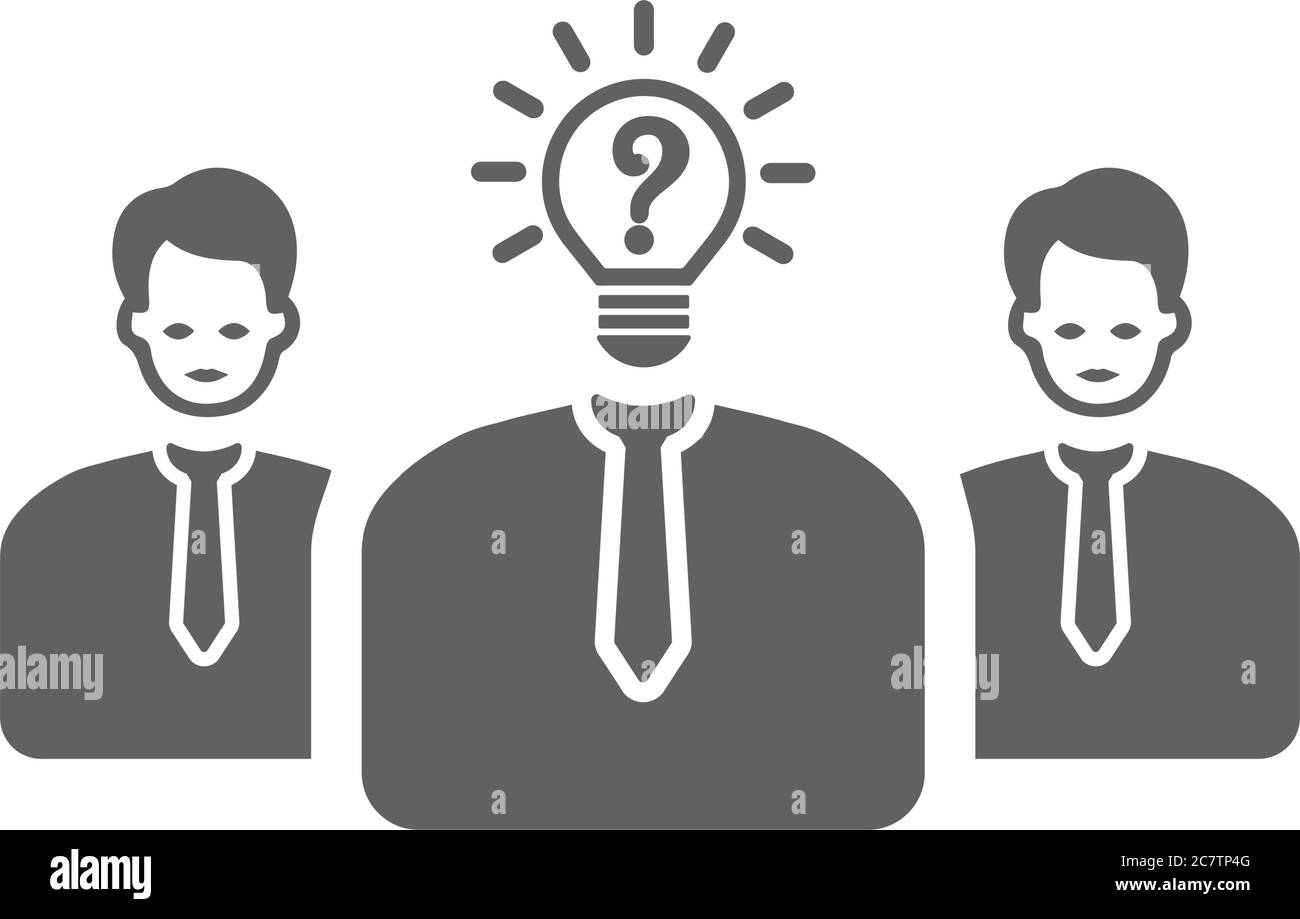 Business thinking, teamwork icon. Beautiful, meticulously designed icon ...