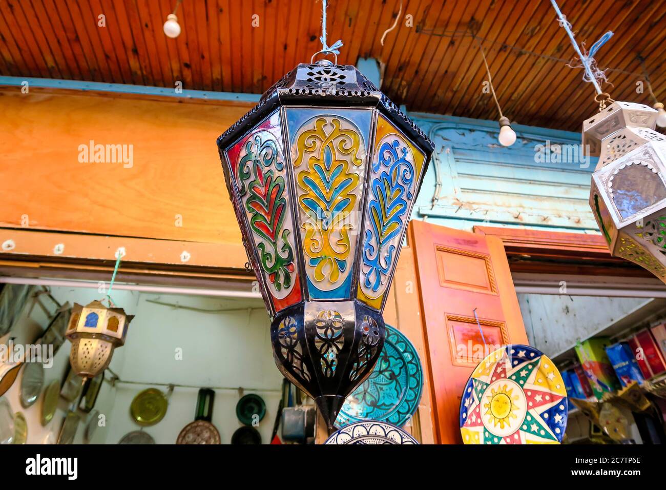 old lamp in temple, beautiful photo digital picture Stock Photo - Alamy