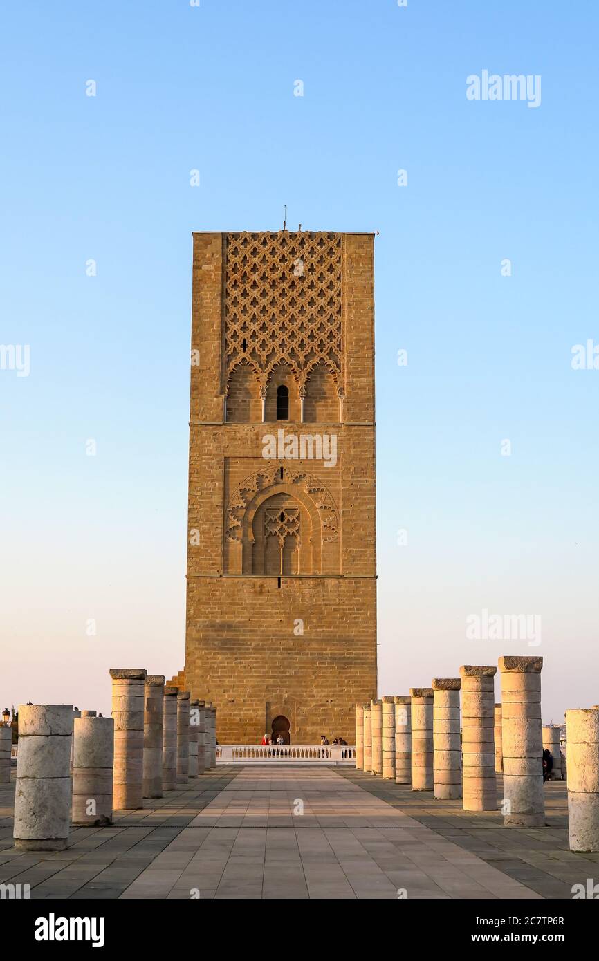 panoramic view of rabat city capital morocco, beautiful photo digital ...