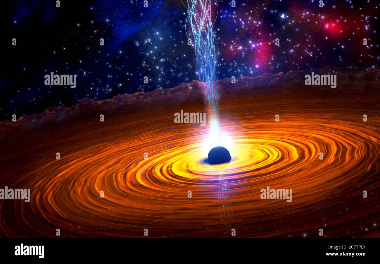 What A Black Hole Creates