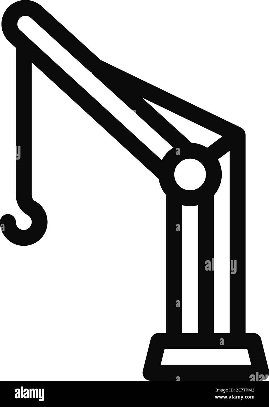 Crane lifting house Black and White Stock Photos & Images - Alamy