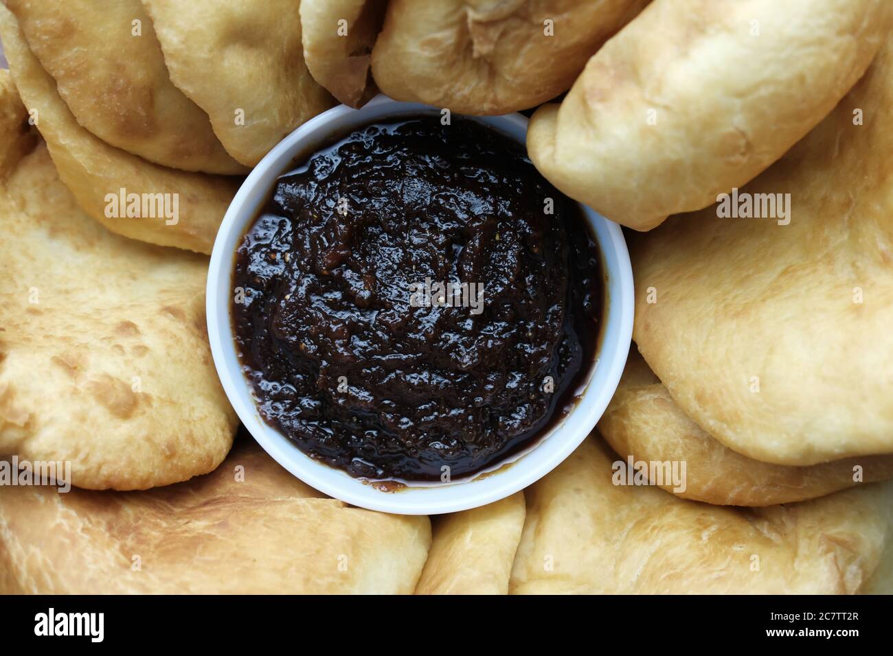 Indian paratha flat bread hi-res stock photography and images - Alamy