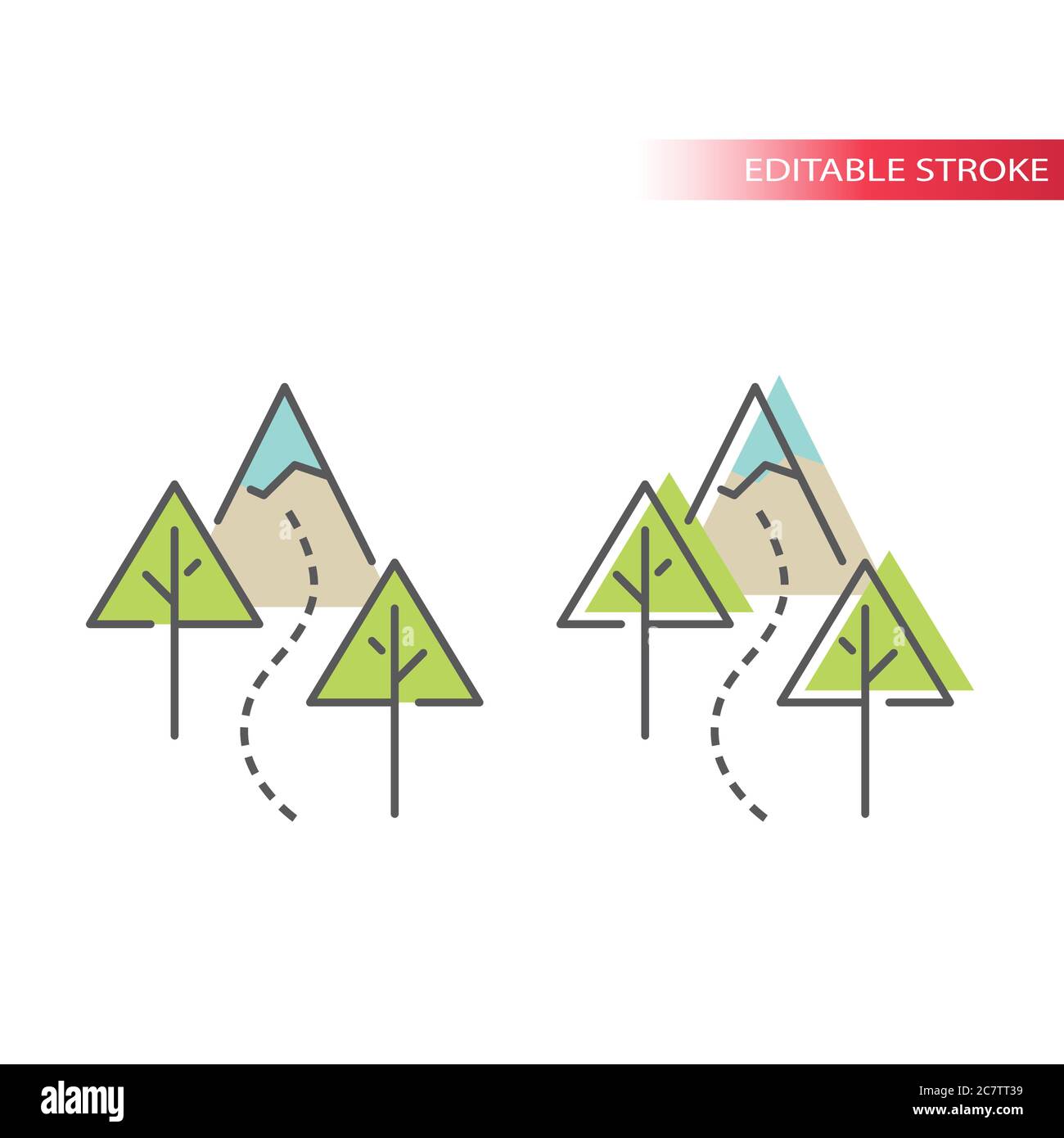 Hiking Trail Icon