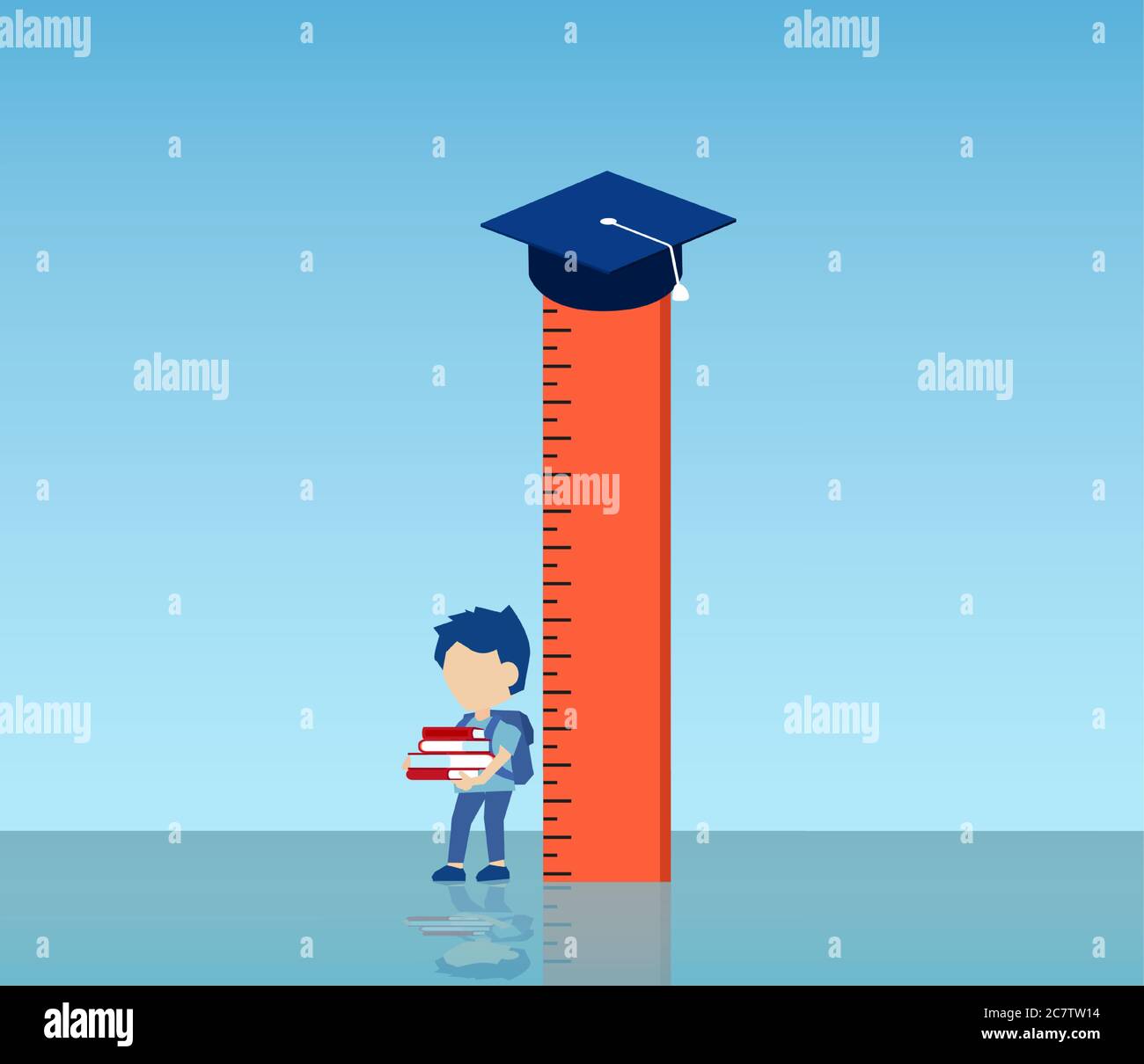 School college graduation cartoon hi-res stock photography and images ...