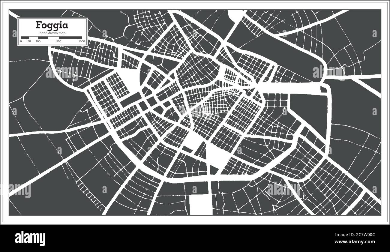 Map of foggia hi-res stock photography and images - Alamy