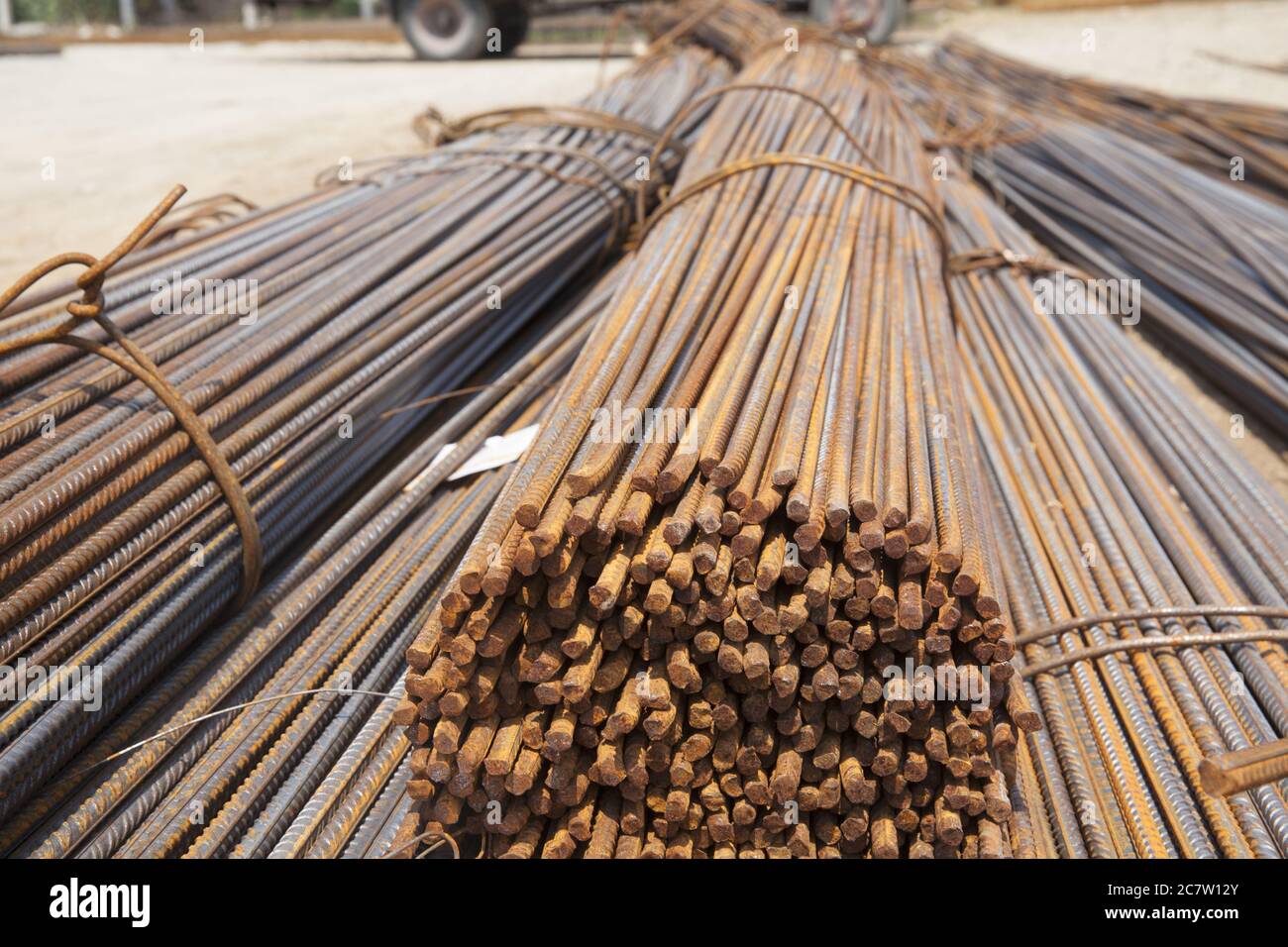 iron for reinforced concrete, close up Stock Photo - Alamy