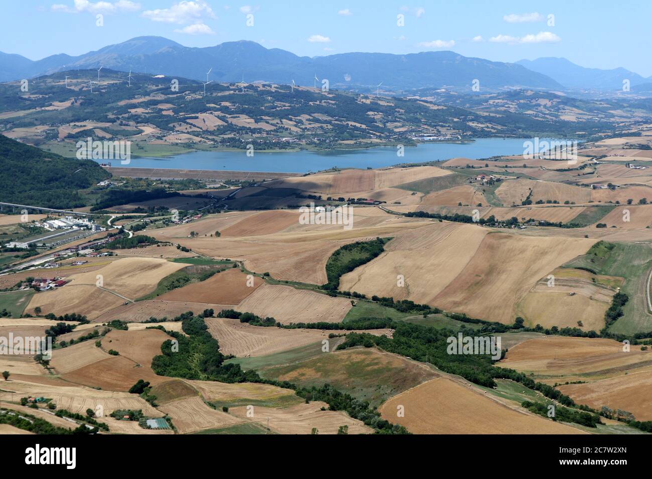 Cairano - Panorama dal Borgo Castello Stock Photo - Alamy