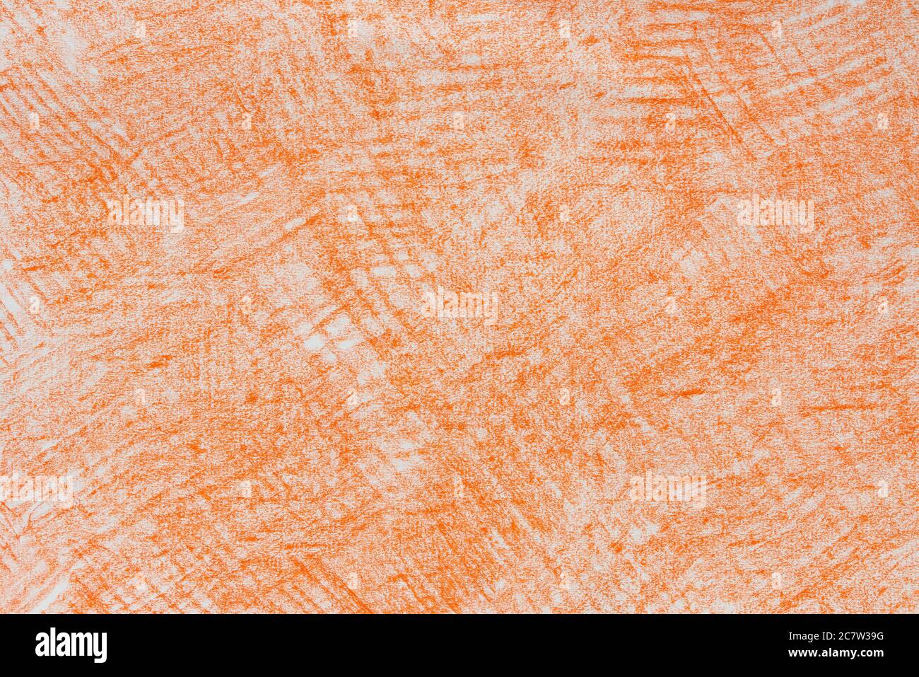 orange color abstract crayon drawing paper background texture Stock ...