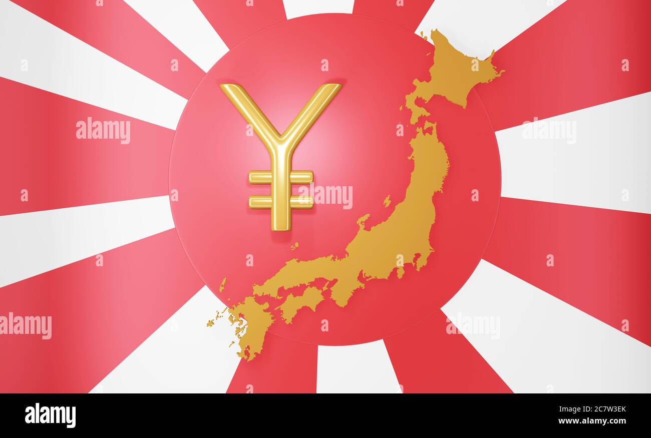 mock up Map Japan 3d map Realistic.3d rendering Stock Photo - Alamy