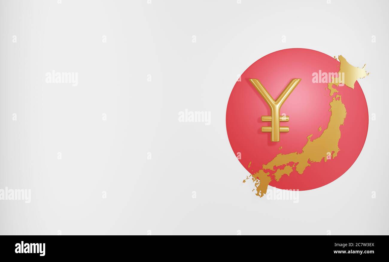 mock up Map Japan 3d map Realistic.3d rendering Stock Photo - Alamy