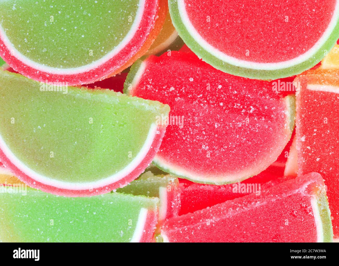 many Multicolor Fruit Jelly Stock Photo - Alamy