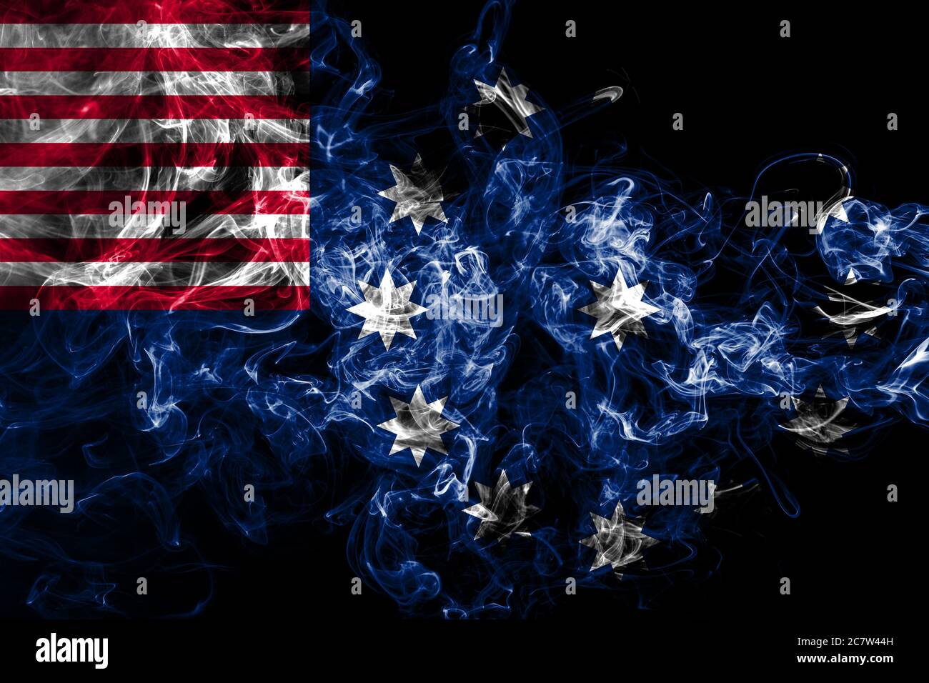 Easton city smoke flag, Pennsylvania State, United States Of America ...