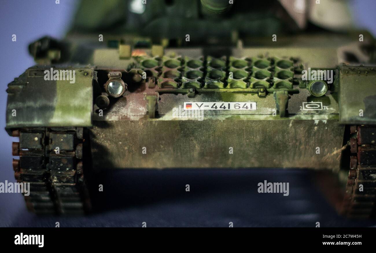 Model of Tiger tank from WWII. On an isolated background Stock Photo ...