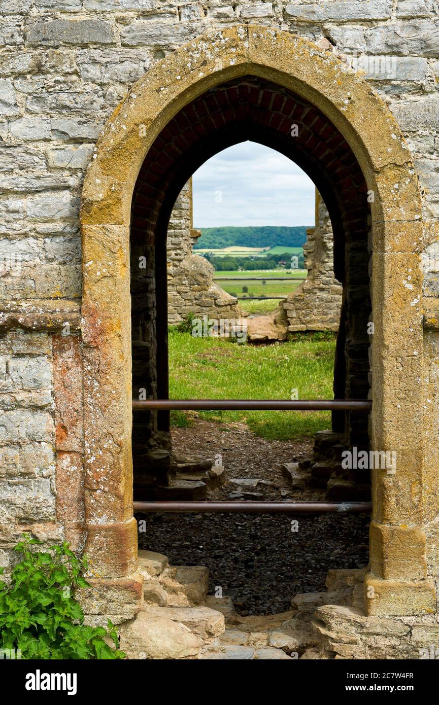 Burrow Mump, Burrowbridge, Somerset Stock Photo - Alamy