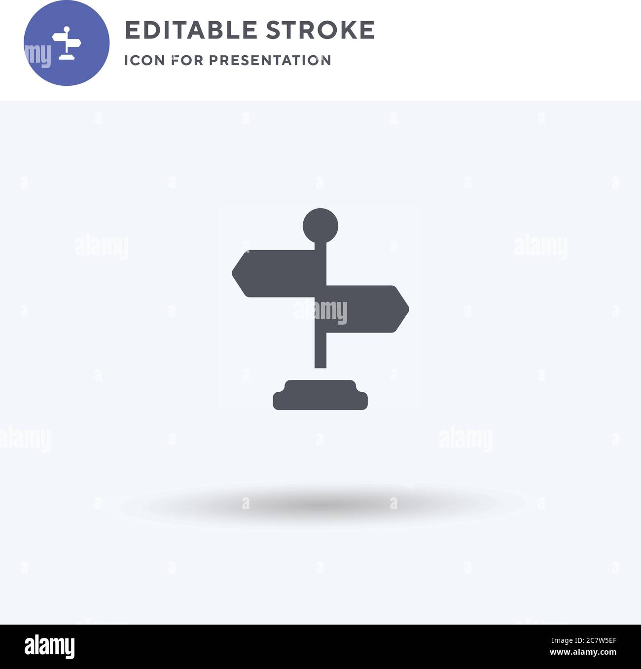 Signboard icon vector, filled flat sign, solid pictogram isolated on ...