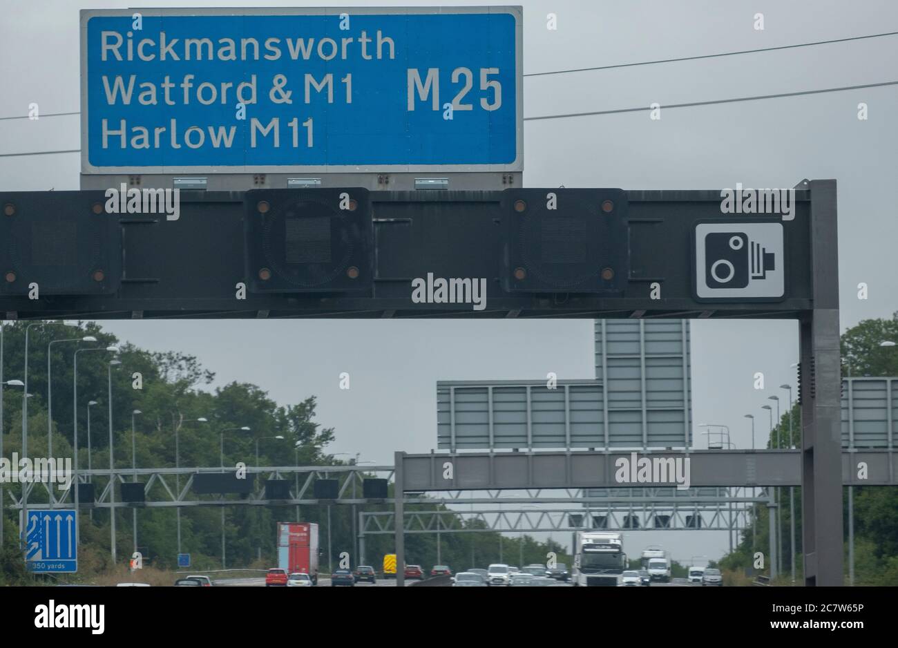 Motorway speed camera uk gantry hi-res stock photography and images - Alamy
