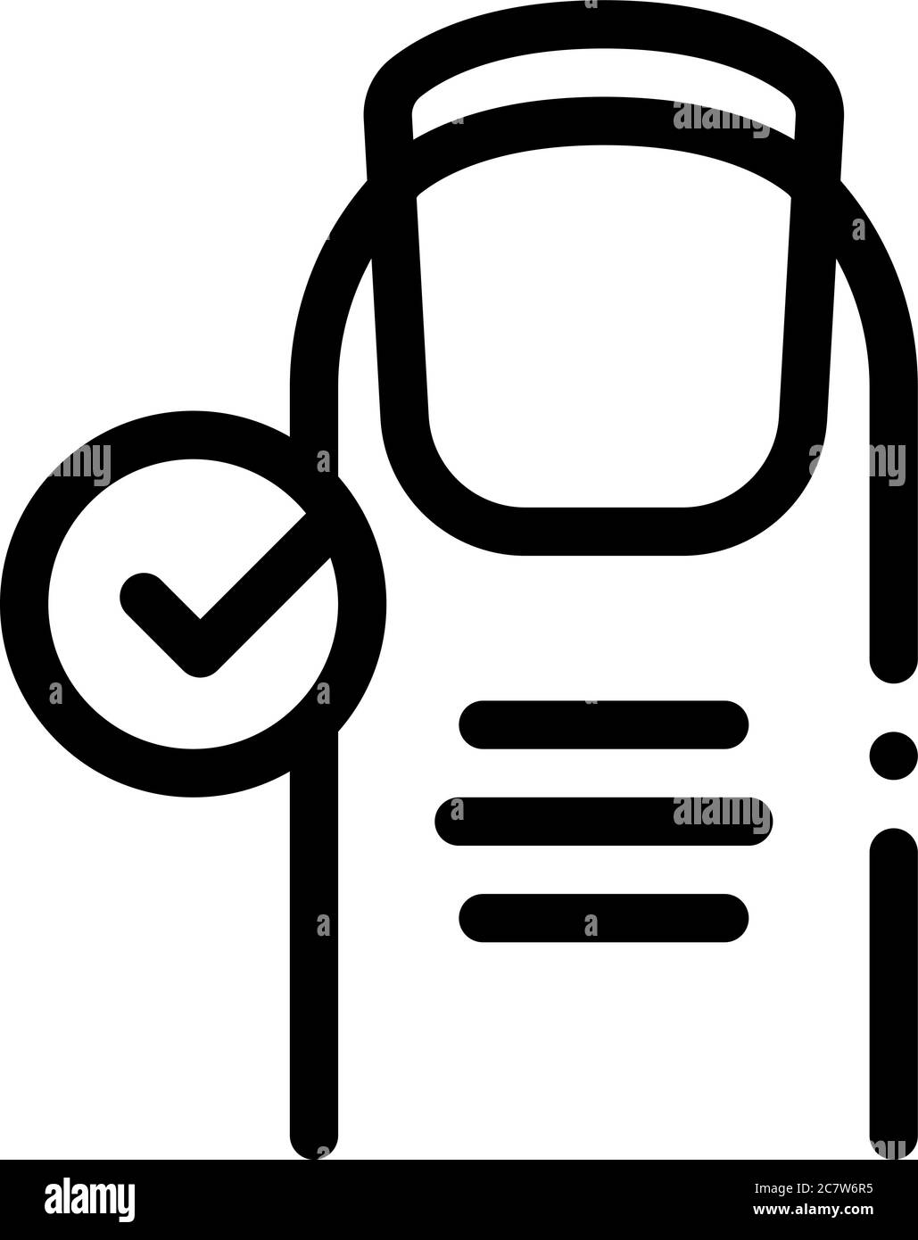 healthy nail icon vector outline illustration Stock Vector Image & Art ...