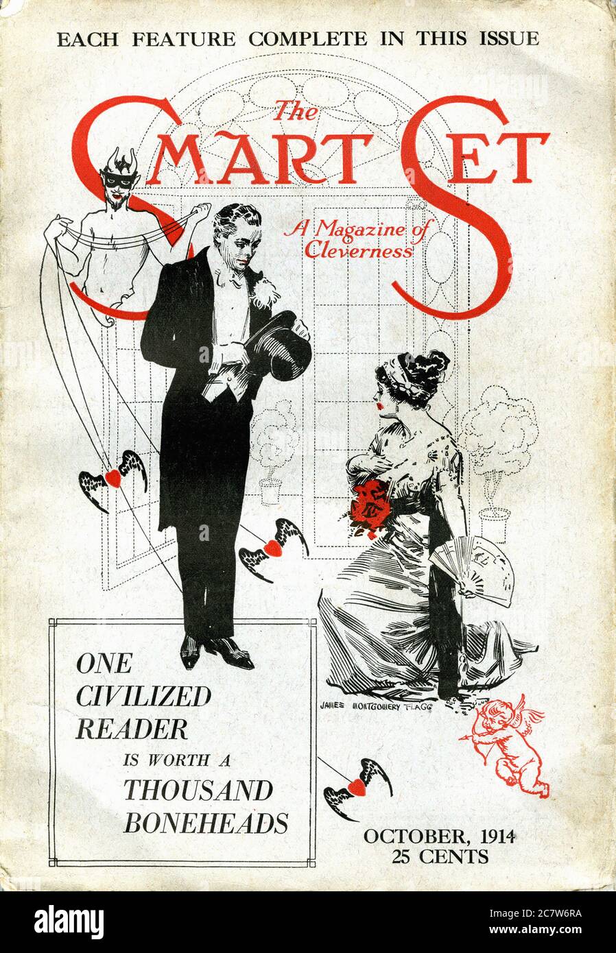 The Smart Set - October 1914 - Vintage american literary magazine Stock ...
