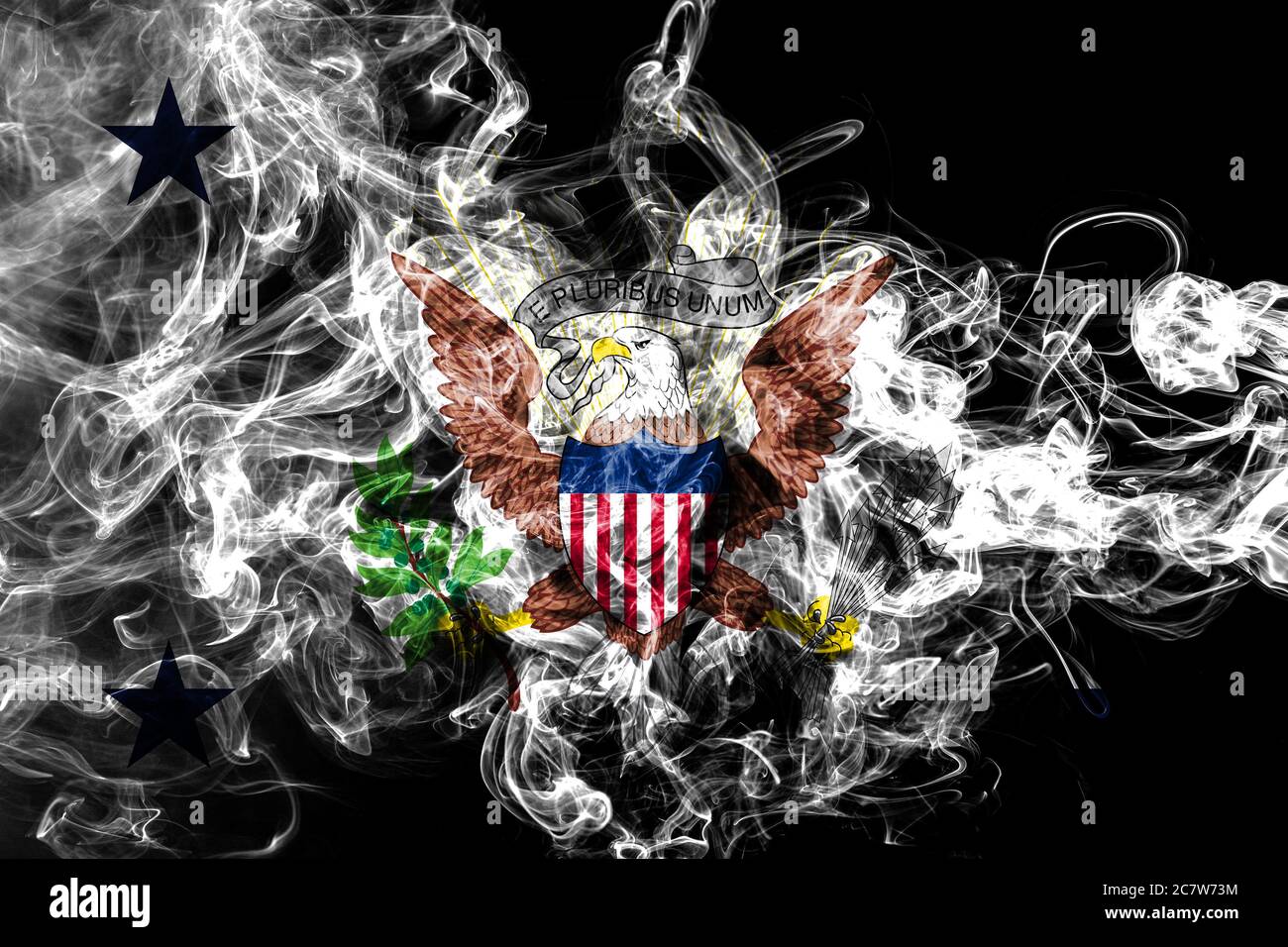 state smoke flag, United States Of America Stock Photo - Alamy