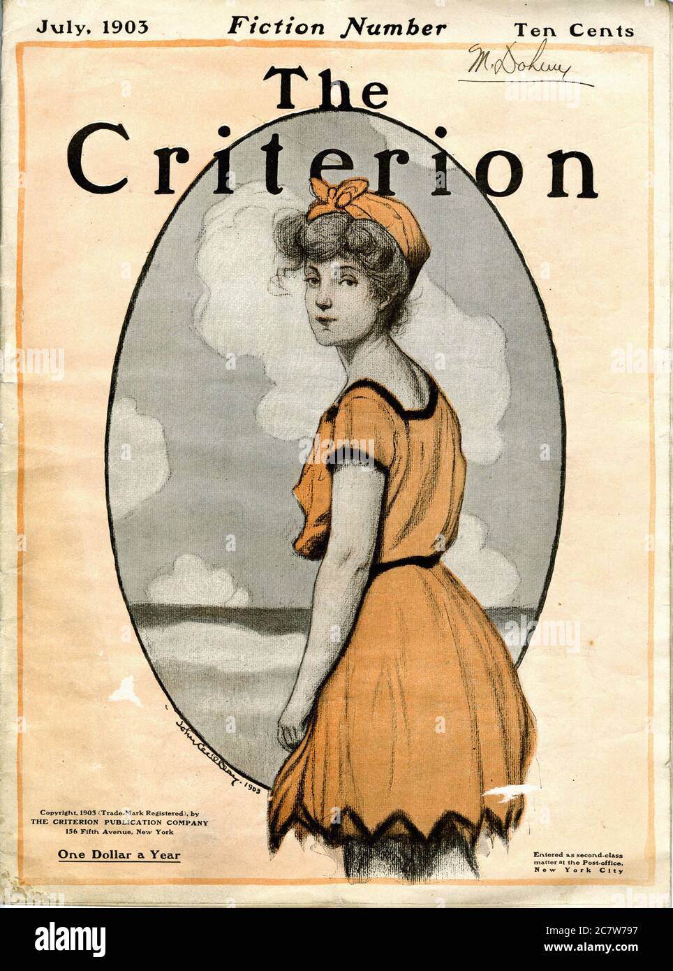 The Criterion - Vintage British literary magazine - July 1903 Stock ...