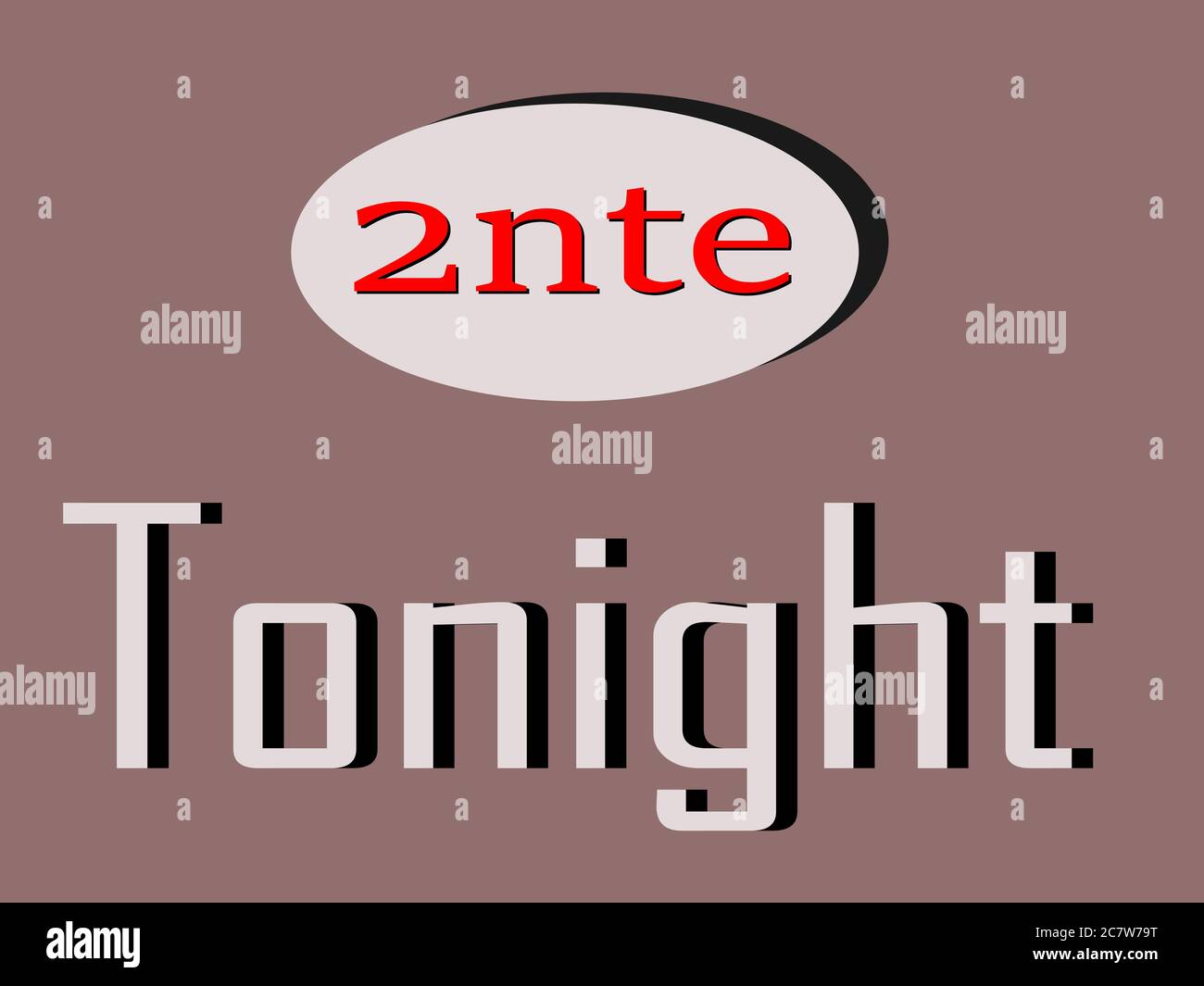 Tonight text displayed with text and symbolic pattern on educational ...