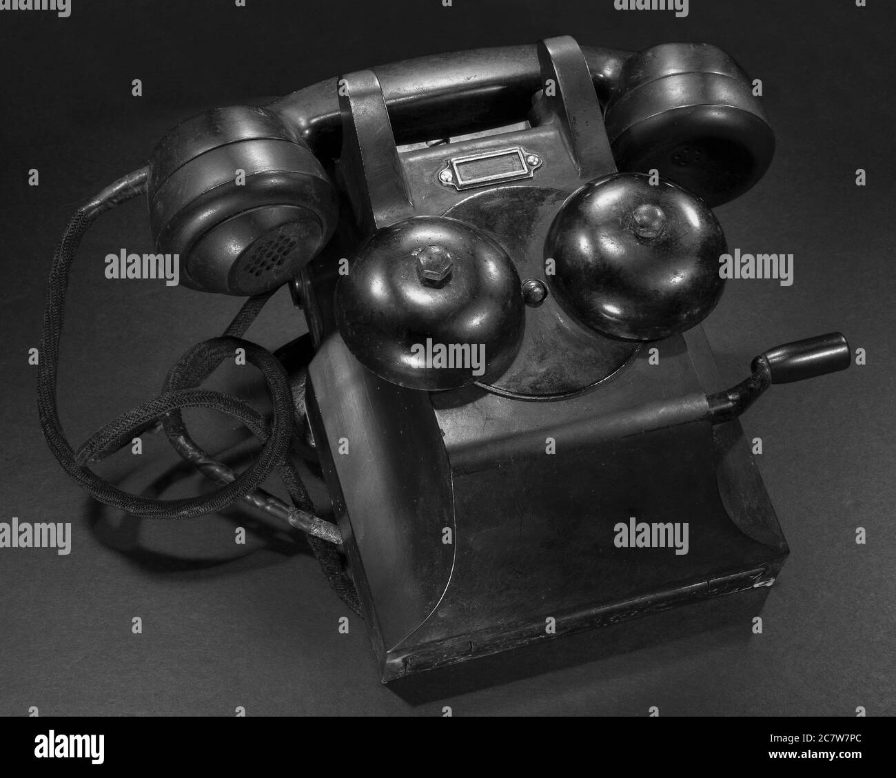 Vintage telephone Black and White Stock Photos & Images - Alamy