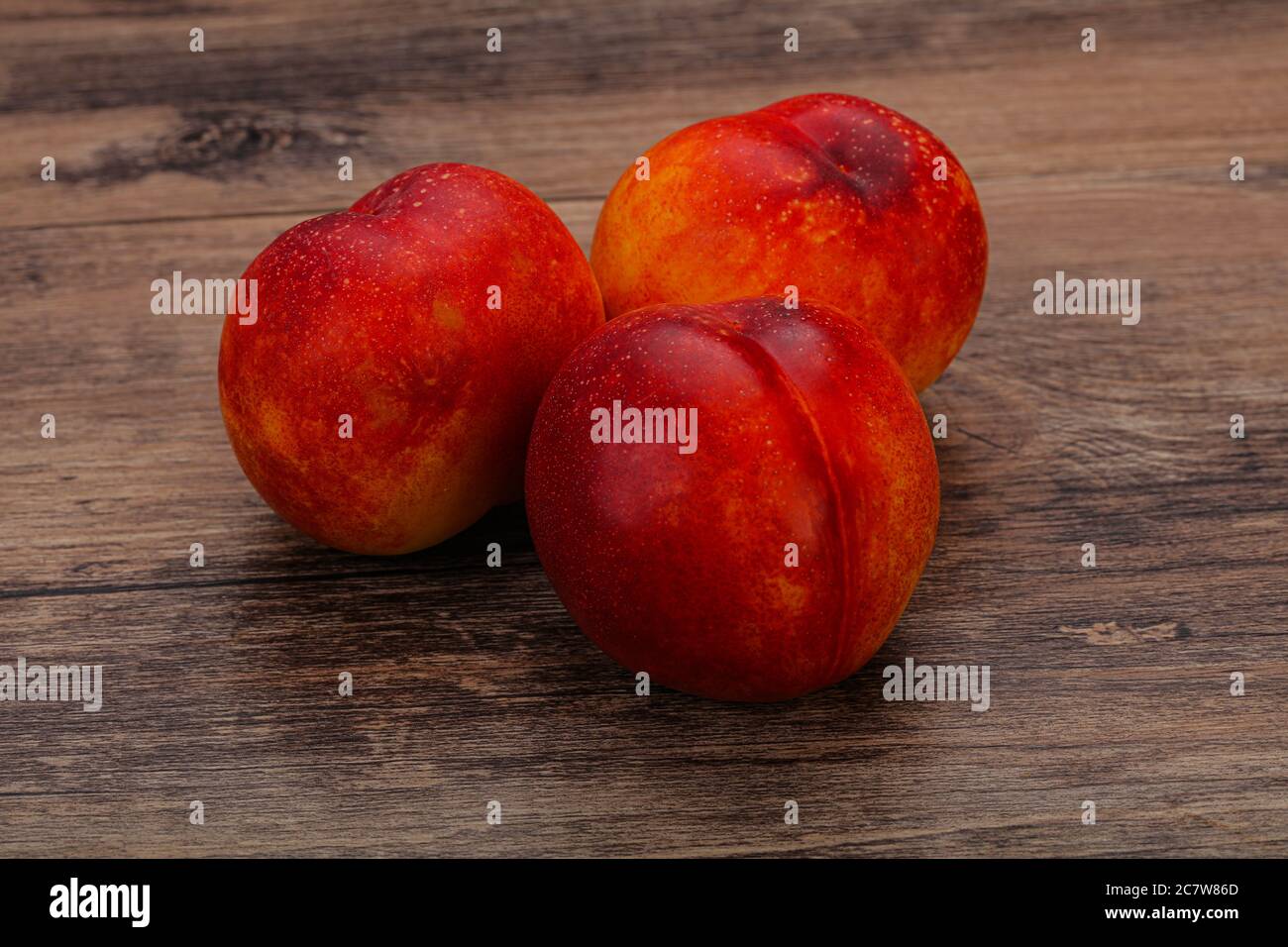Ripe sweet tasty red Nectarine fruit Stock Photo - Alamy
