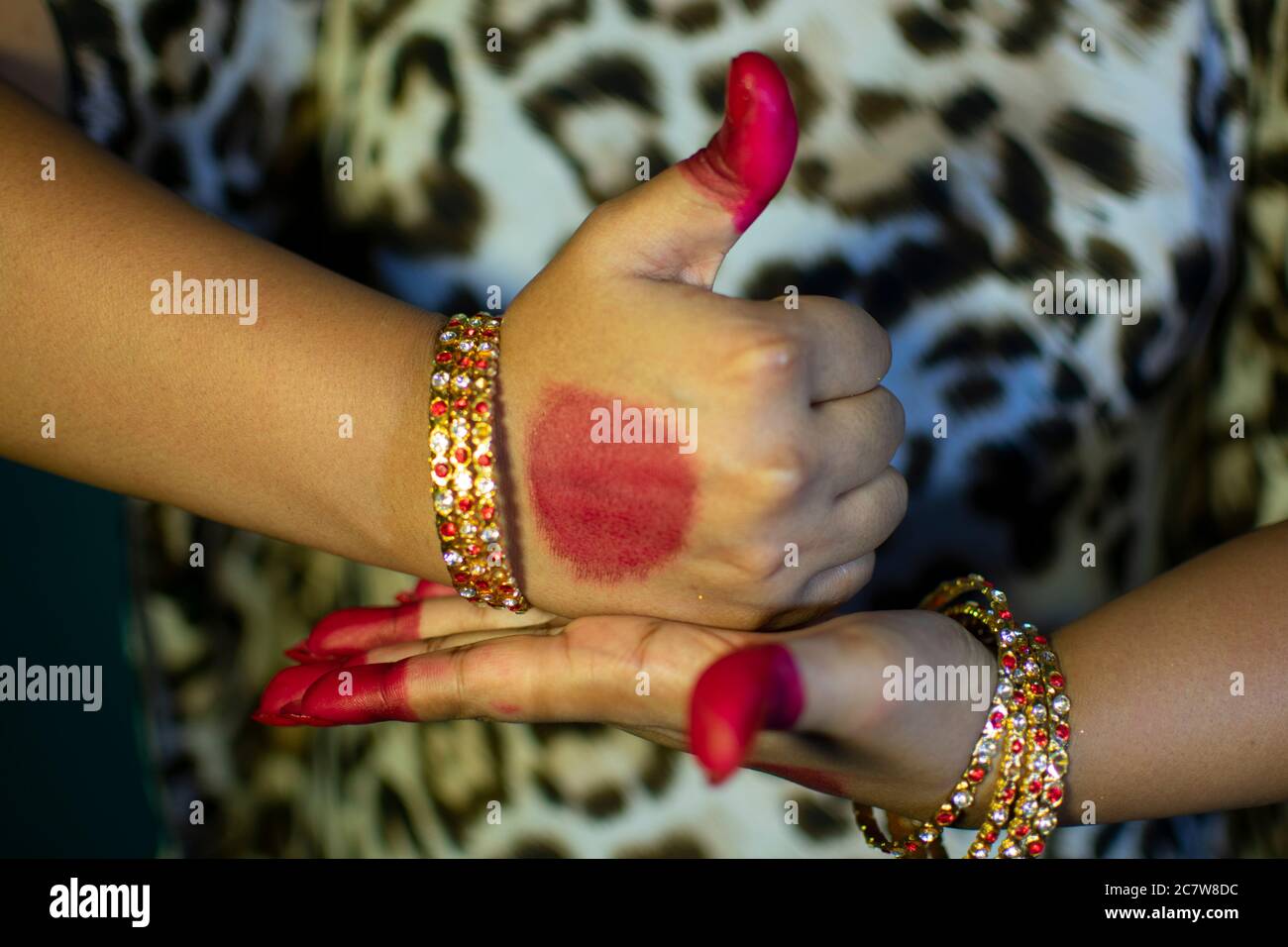 mudras or gestures of bharatanatyam dance Stock Photo - Alamy