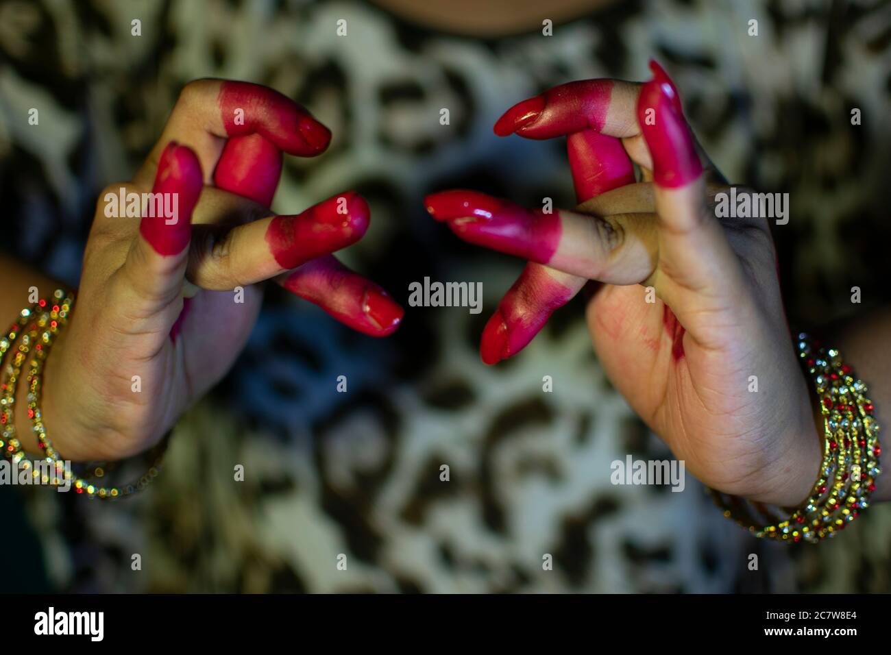 Bharatanatyam hand gestures hi-res stock photography and images - Alamy