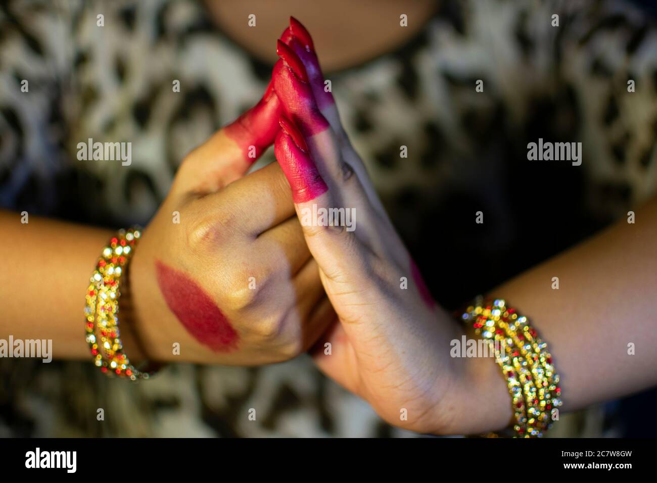 Bharatanatyam hand gestures hi-res stock photography and images - Alamy
