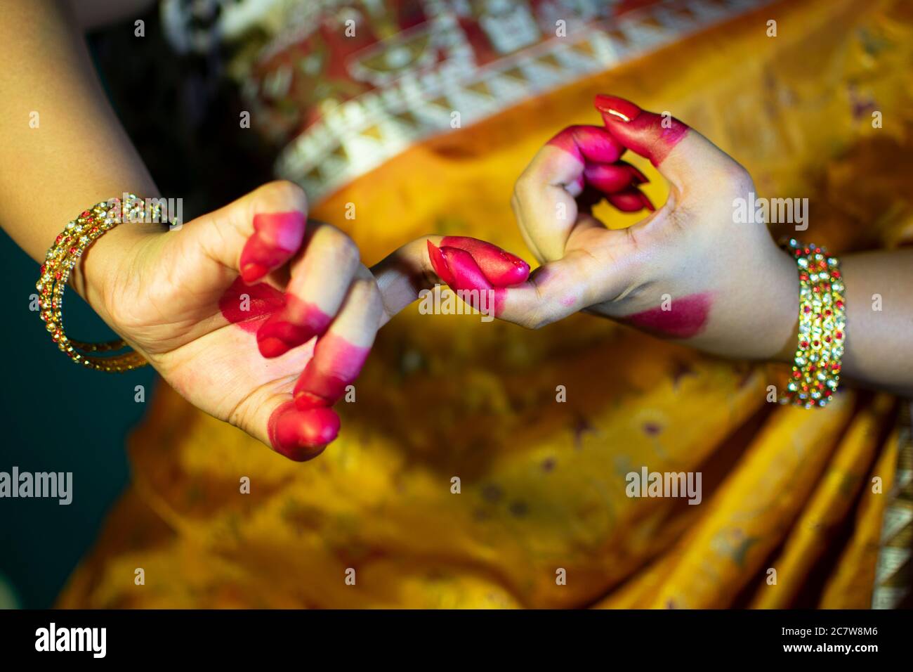 Bharatanatyam hand gestures hi-res stock photography and images - Alamy