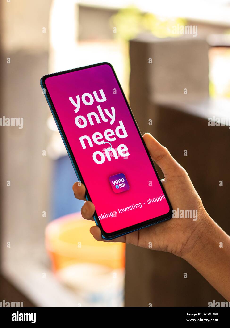 Assam, india - July 18, 2020 : SBI yono mobile app logo Stock Photo - Alamy