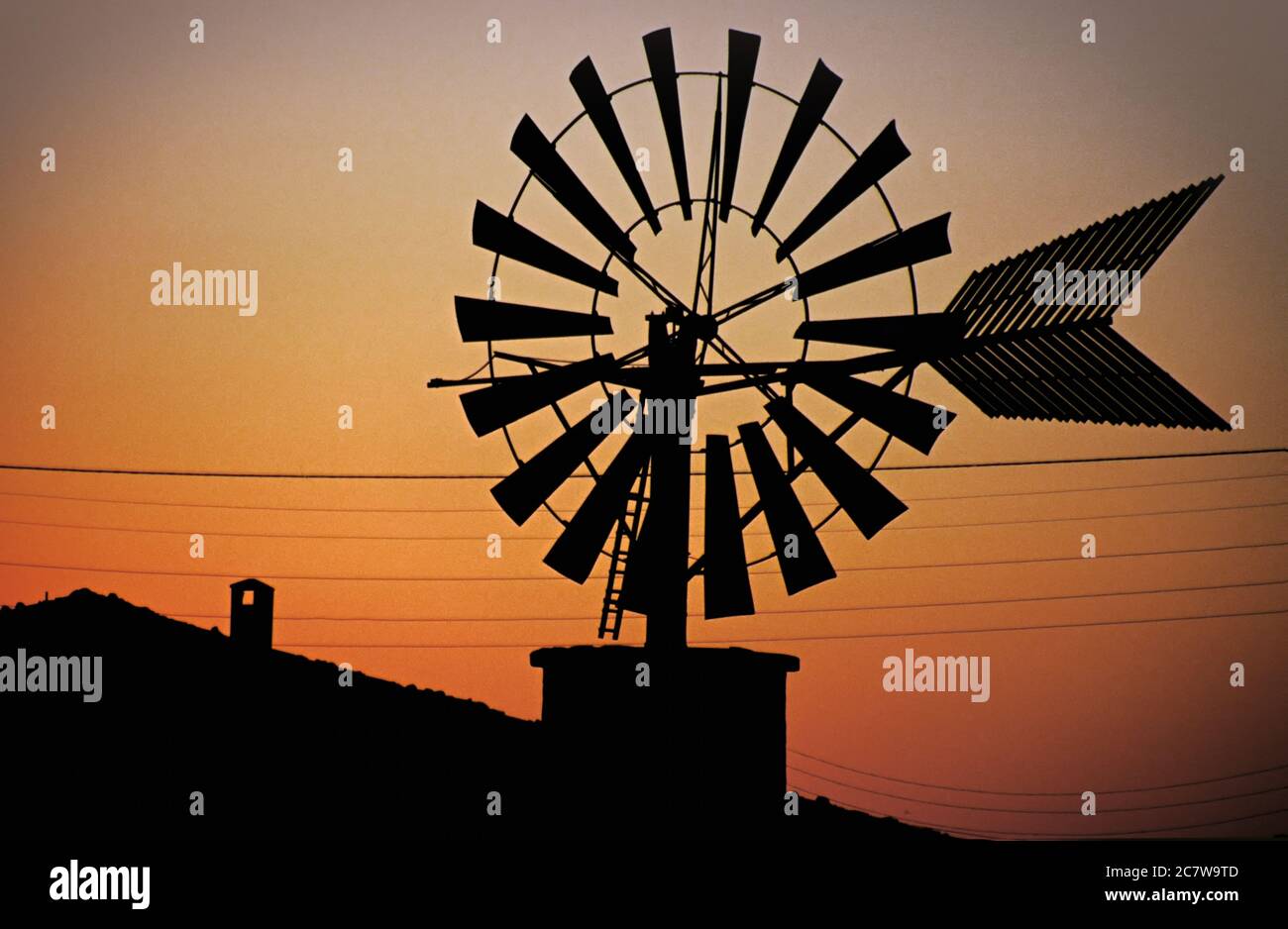 Windmill small landscapes hi-res stock photography and images - Alamy